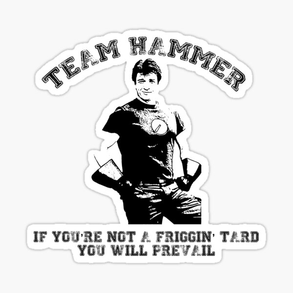 "TEAM HAMMER" Sticker by justina | Redbubble