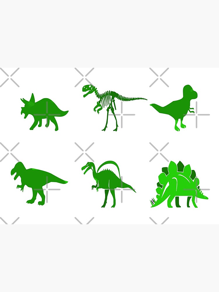 "Cute Dinosaurs Stickers Prehistoric Animals " Poster for Sale by ...