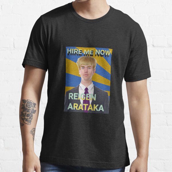 "Cursed Live-Action Reigen Arataka" T-shirt for Sale by Passione ...