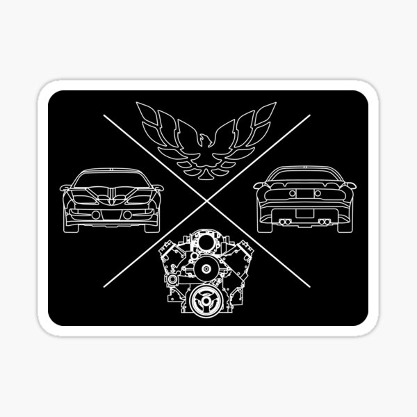 "The last of the breed, Trans Am WS6!" Sticker for Sale by Firebird66 ...