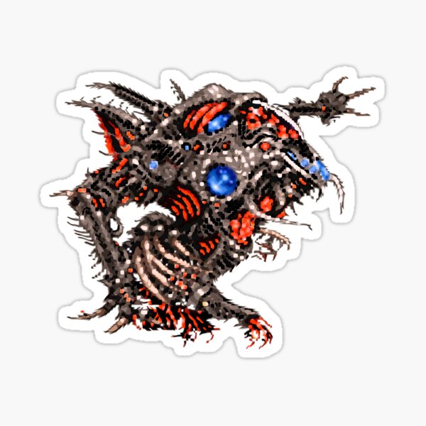 "Final Fantasy IV - Zeromus True Form" Sticker by Justin-Case001 ...