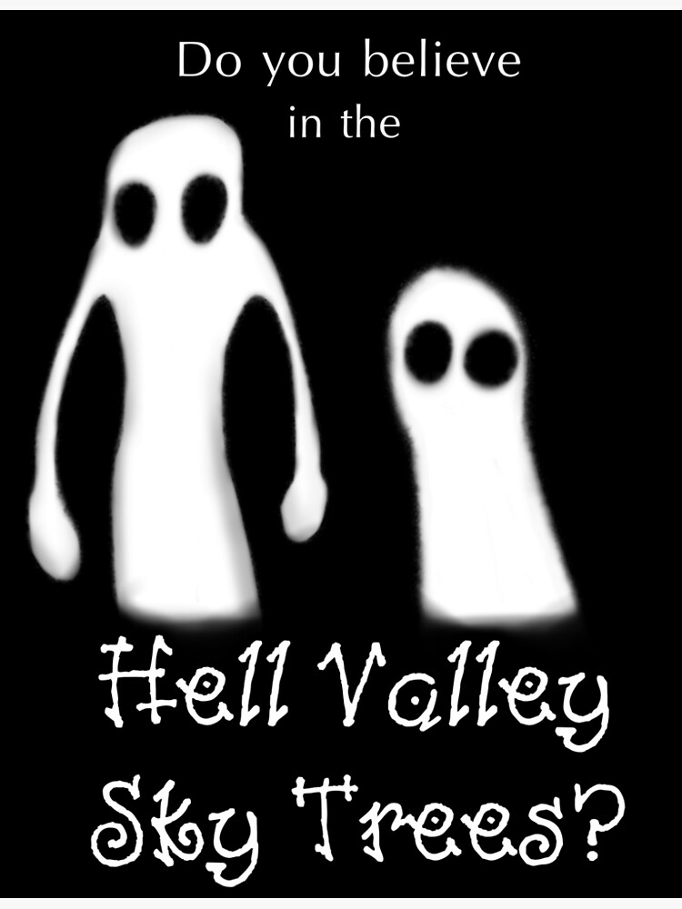 "Hell Valley Sky Trees" Art Print for Sale by mattwilldo | Redbubble