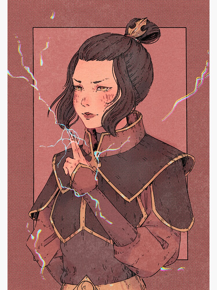 "Azula" Sticker for Sale by crazyspacecats | Redbubble