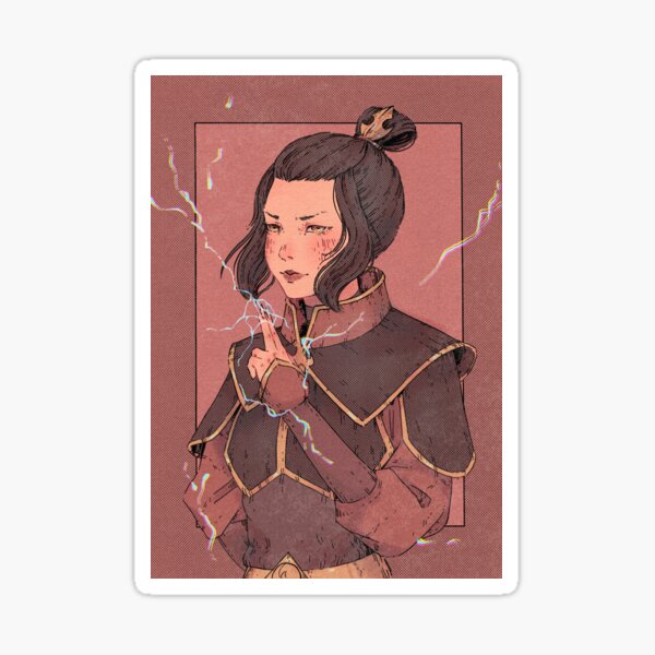 "Azula" Sticker for Sale by crazyspacecats | Redbubble