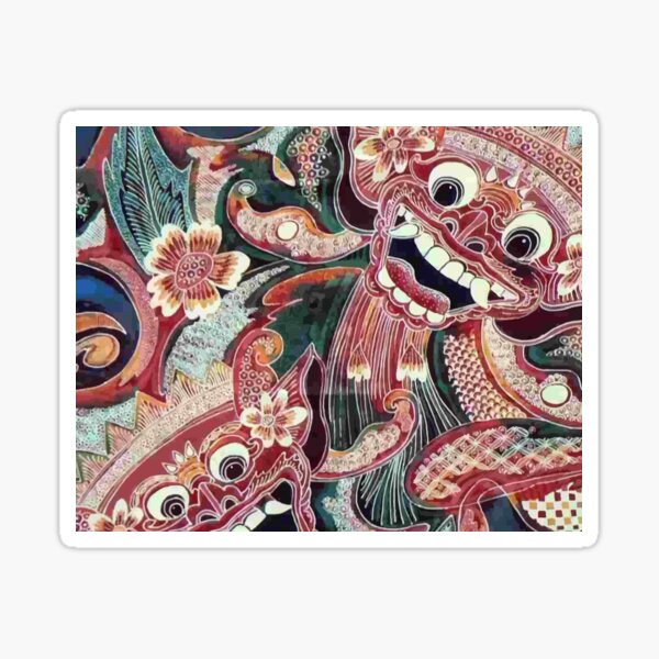 "Batik Bali Design" Sticker by juna21 | Redbubble