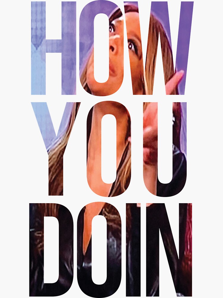 "How you doin' - Wendy Williams - Watermark design by Tegalism" Sticker ...