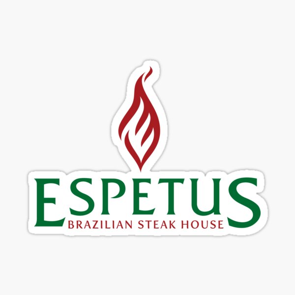 "Espetus Brazilian Steakhouse" Sticker for Sale by eenzo | Redbubble