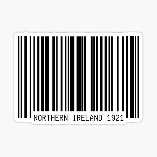 "Northern Ireland 1921 Centenary - Made in Northern Ireland Bar Code ...