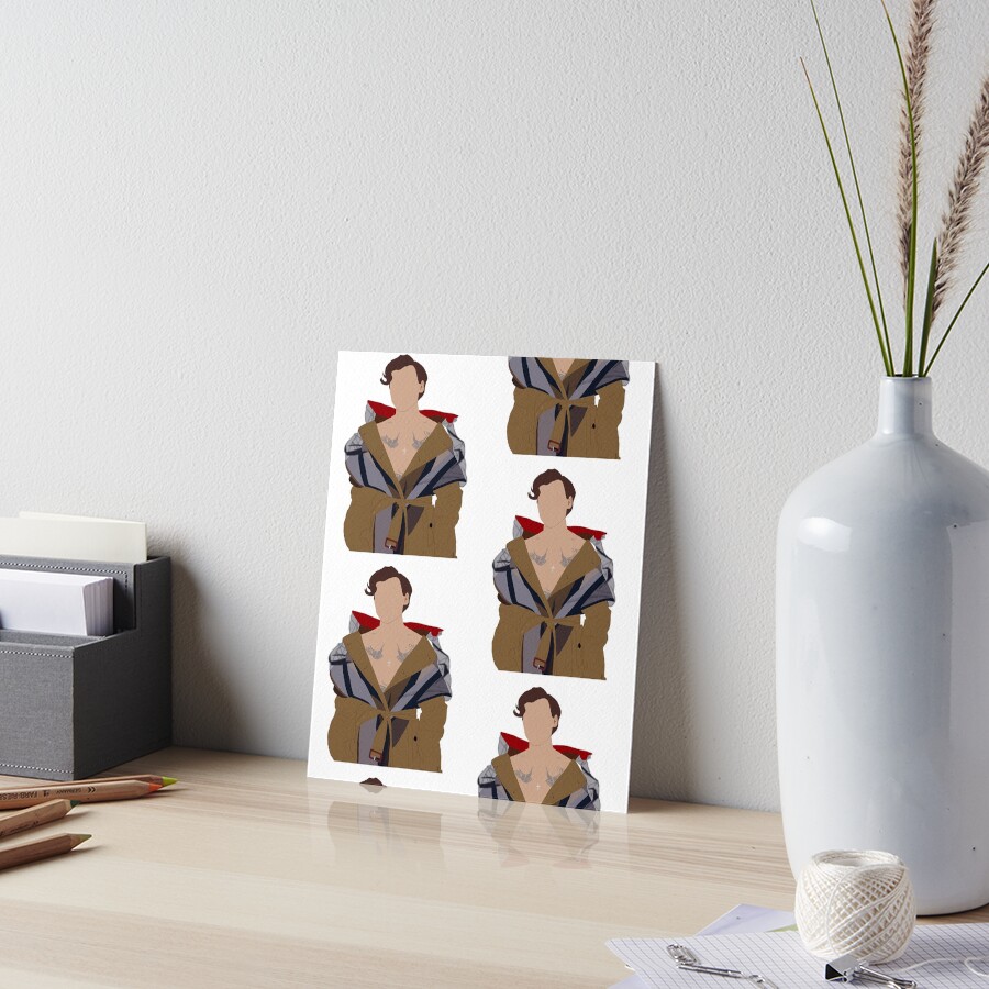 "Harry Styles vogue sticker" Art Board Print by sheyenneday | Redbubble