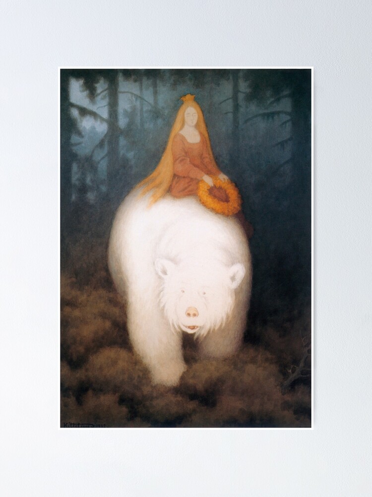 "White Bear King-Valemon (Kvitebjørn kong Valemon) by Theodor Kittelsen ...