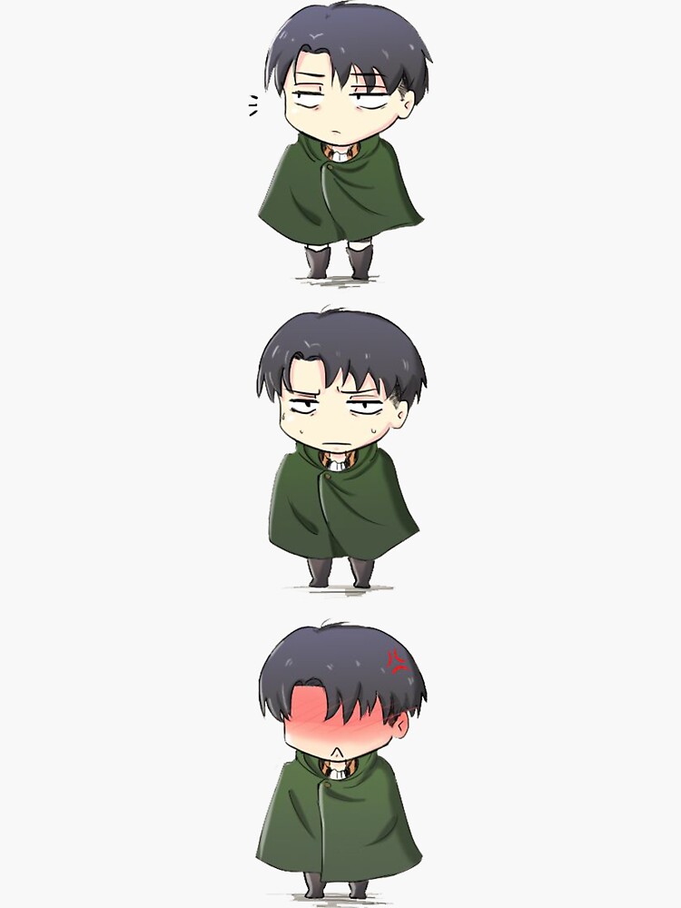 "Levi daily mood " Sticker for Sale by Cedrek | Redbubble