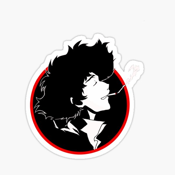 "Spike Spiegel from Cowboy Bebop" Sticker by Yagamioflight | Redbubble