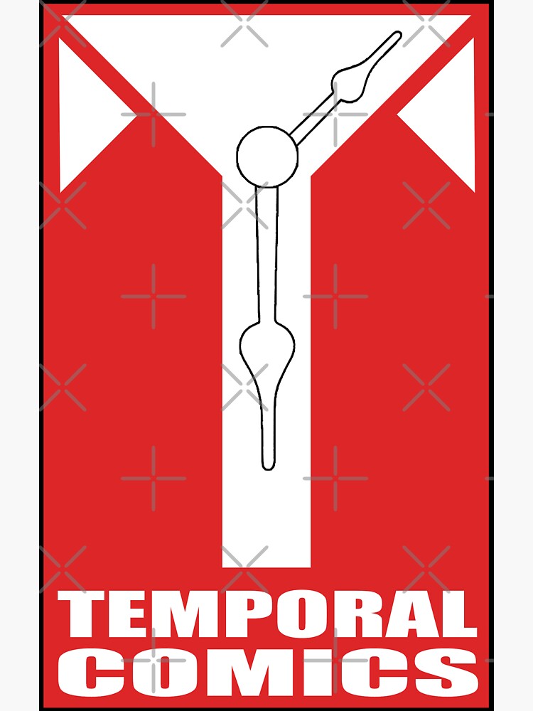 "Temporal Comics Logo" Sticker for Sale by TemporalComics | Redbubble