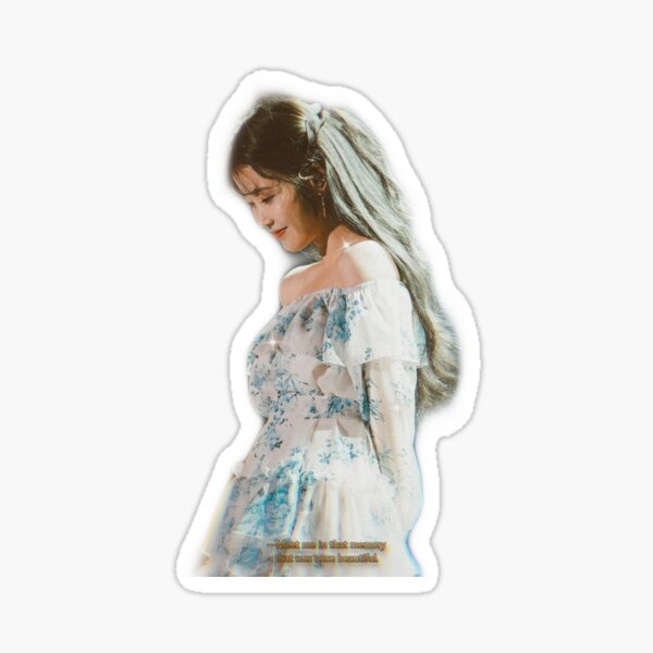 "IU cute edit eight" Sticker by MerinB | Redbubble