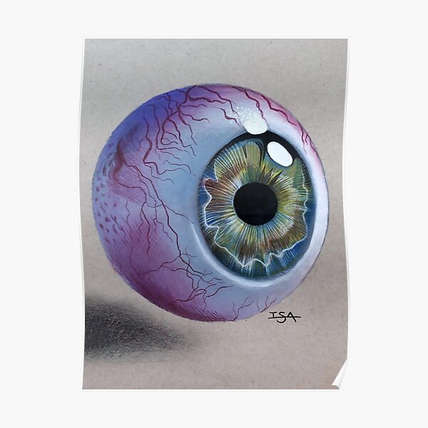 "eyeball" Poster for Sale by isabelladrawsss | Redbubble