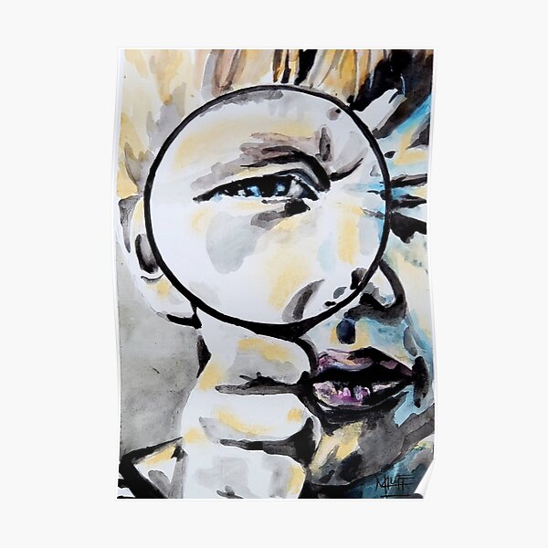 "Careful Watch" Poster for Sale by MLHuffDesigns | Redbubble