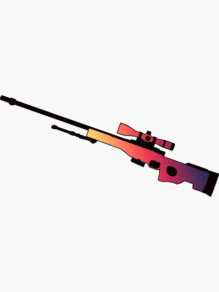 "AWP Fade" Sticker for Sale by PH-Design | Redbubble