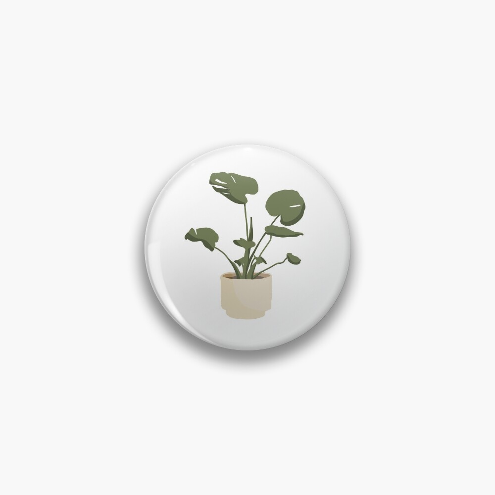 "Leafy potted plant" Sticker for Sale by mckinleyc | Redbubble