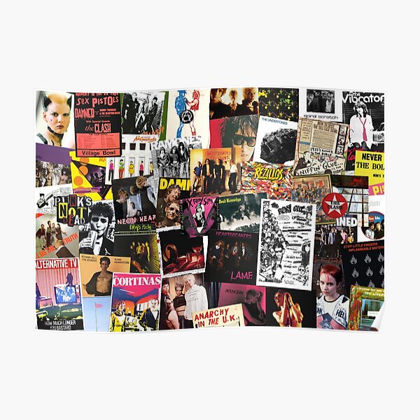 "70s Punk Rock Music" Poster for Sale by eyepoo | Redbubble