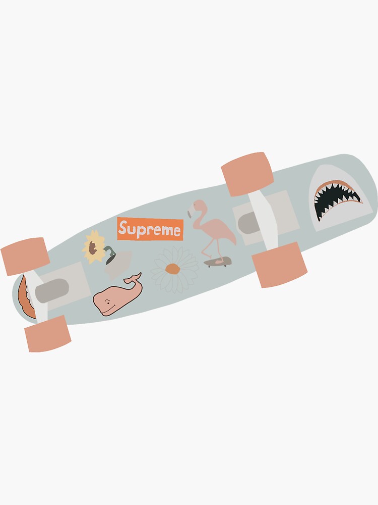 "penny board " Sticker for Sale by laurenmar9 | Redbubble