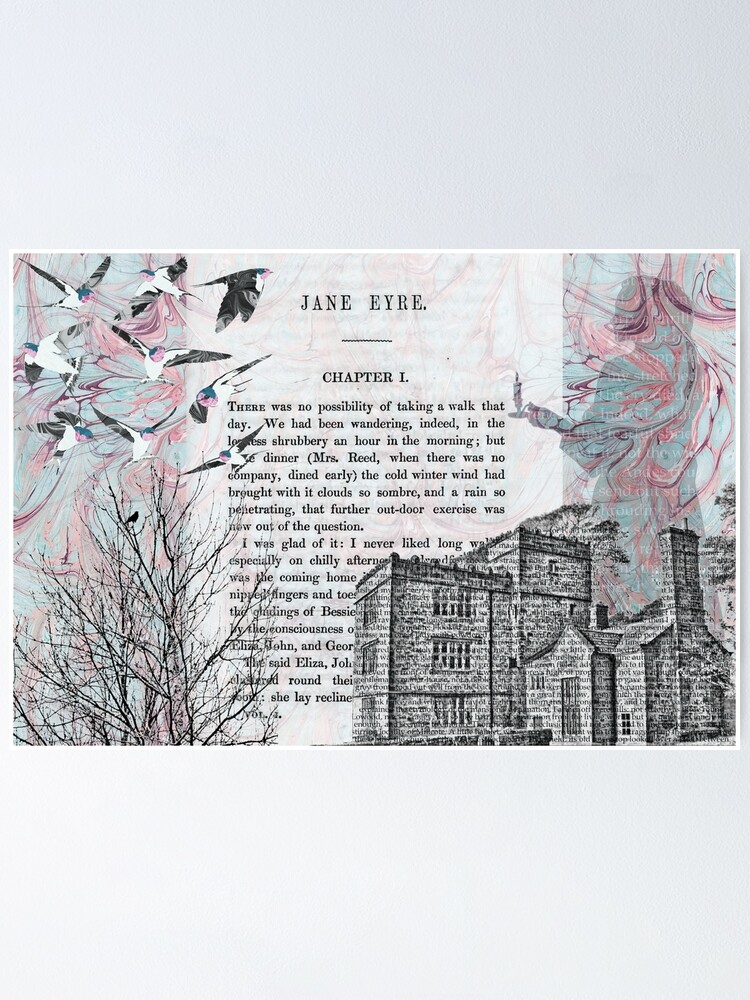 "Jane Eyre Collage" Poster by MarbleCloud | Redbubble