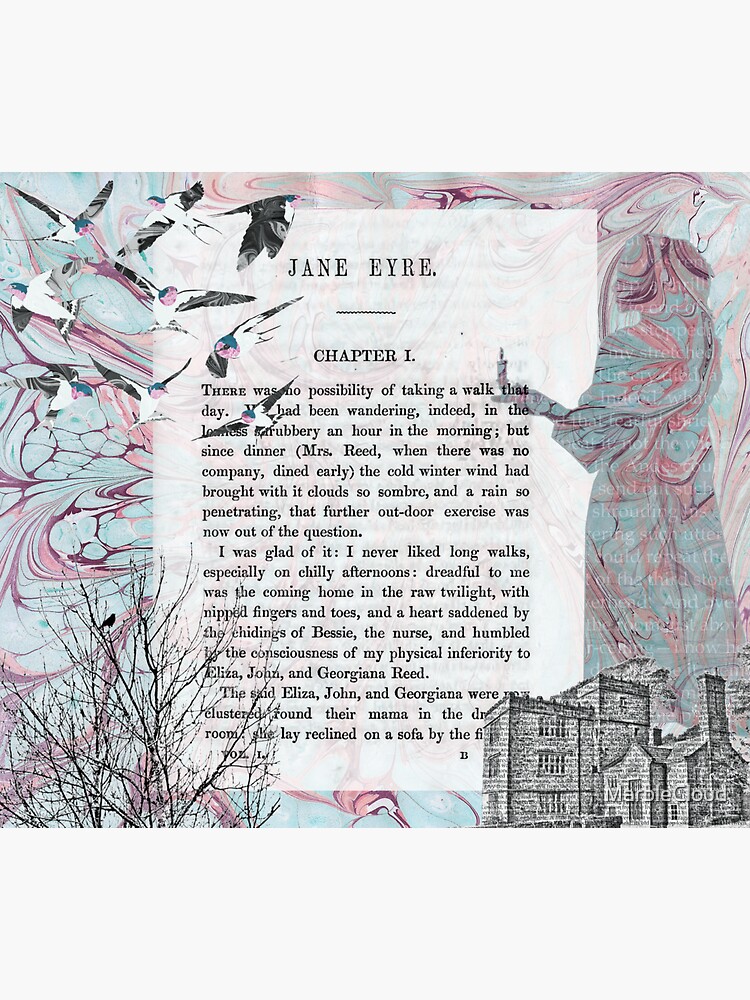 "Jane Eyre Collage" Sticker for Sale by MarbleCloud | Redbubble