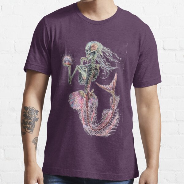 "skeleton mermaid artwork, Ariel Mermaid Human skeleton Skull, Mermaid ...