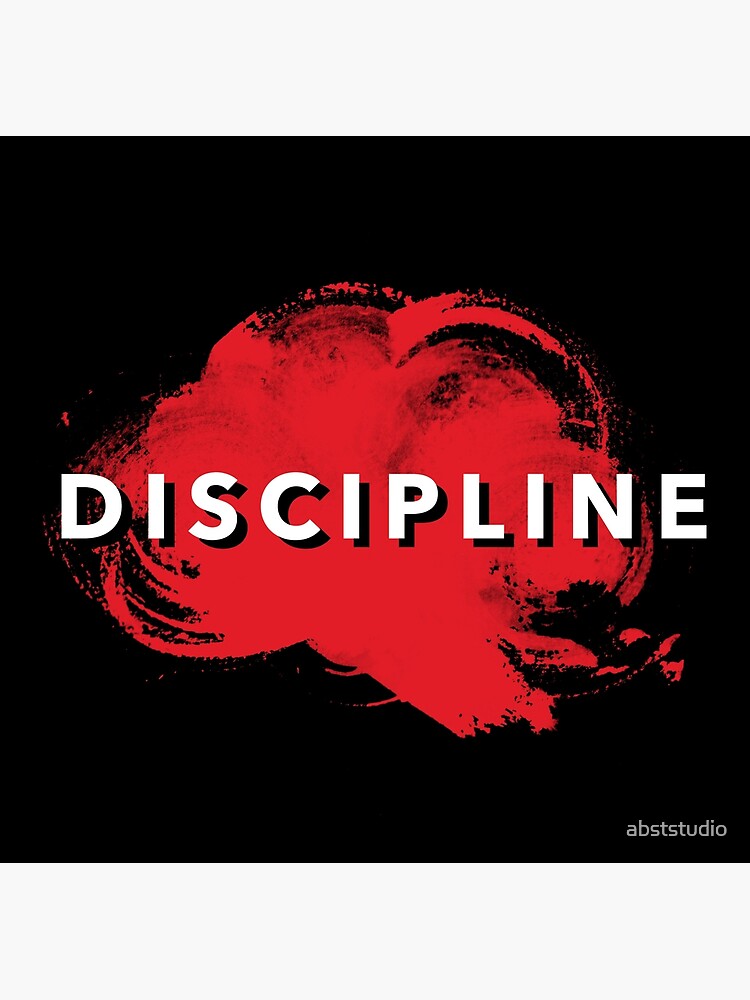 "Success starts with Discipline - One word Inspiring & motivation quote ...