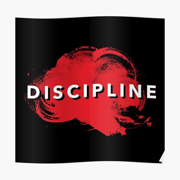 "Success starts with Discipline - One word Inspiring & motivation quote ...