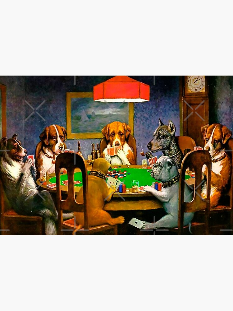 "Dogs Playing Poker" Jigsaw Puzzle for Sale by Stiank | Redbubble