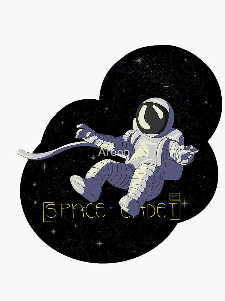 "Space Cadet" Sticker for Sale by Areon | Redbubble