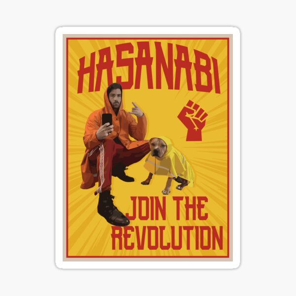 "Hasanabi Fish " Sticker for Sale by AcidMilkHotel | Redbubble