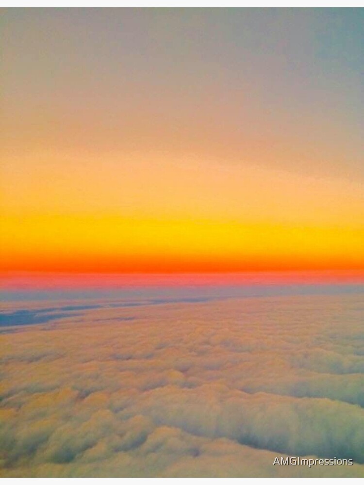 "Dawn Above the Clouds somewhere over Midwest, U.S.A." Poster for Sale ...