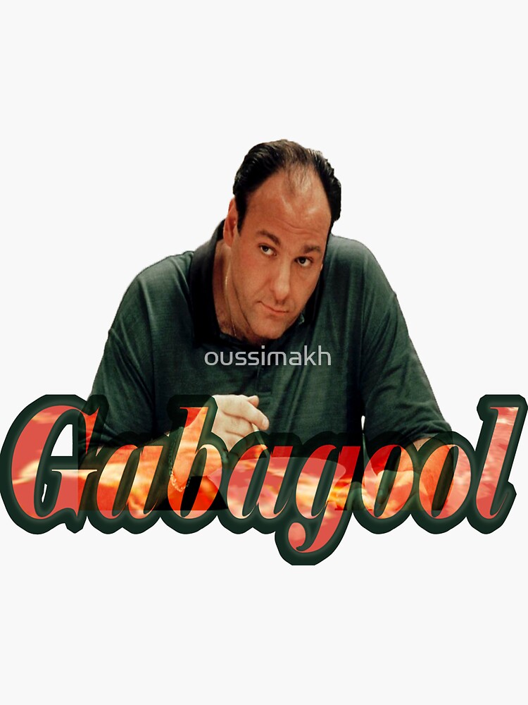 "gabagool " Sticker by oussimakh | Redbubble