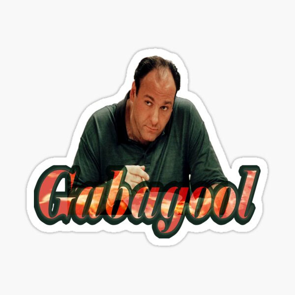 "gabagool " Sticker by oussimakh | Redbubble