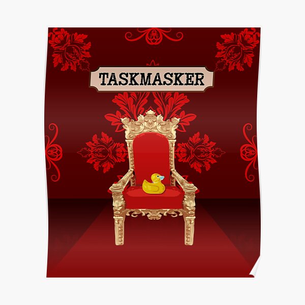 "Taskmasker - Masked Duck Taskmaster Parody" Poster by sbdigital ...