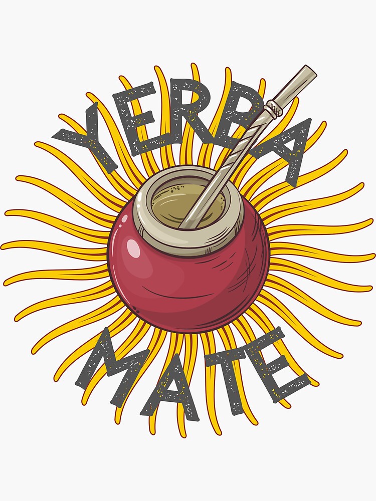 "Yerba mate herbal tea leaves and twigs" Sticker by ds-4 | Redbubble