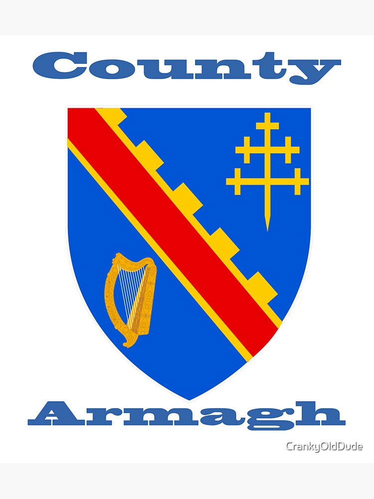 "County Armagh Coat of Arms" Sticker for Sale by CrankyOldDude | Redbubble