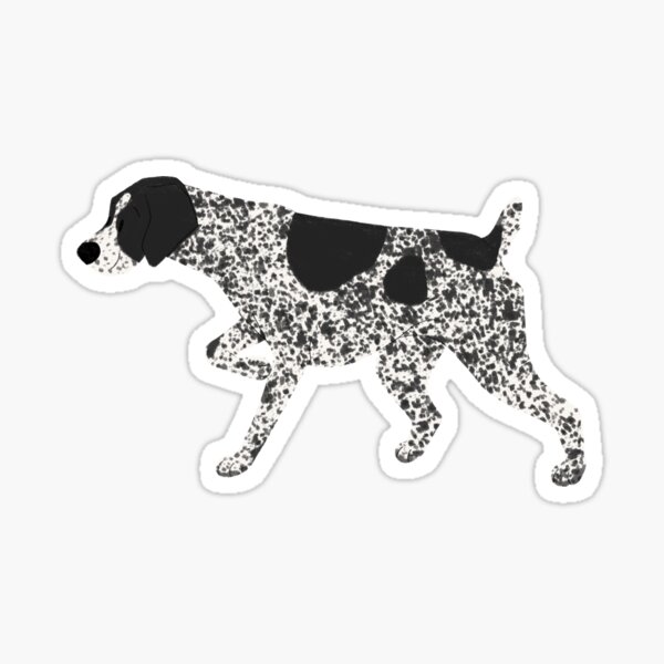 "Black Mask Heavy Ticked GSP" Sticker by k-sea | Redbubble