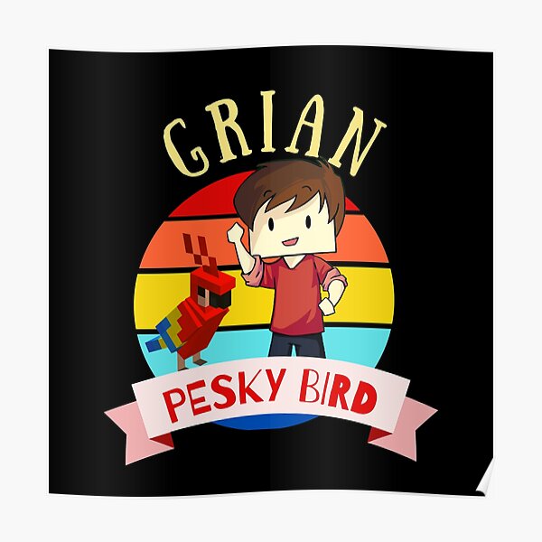 "Grian & Pesky bird" Poster by yeppashop | Redbubble