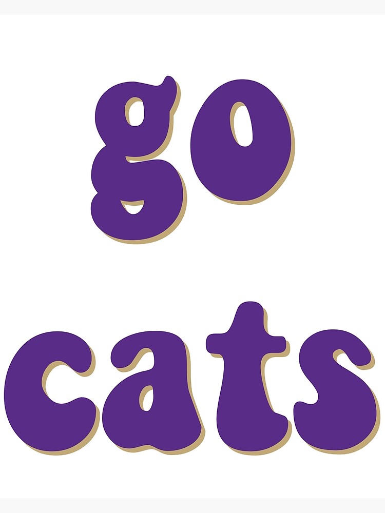 "Go Cats Vertical - Western Carolina University" Poster by hbowen13 ...