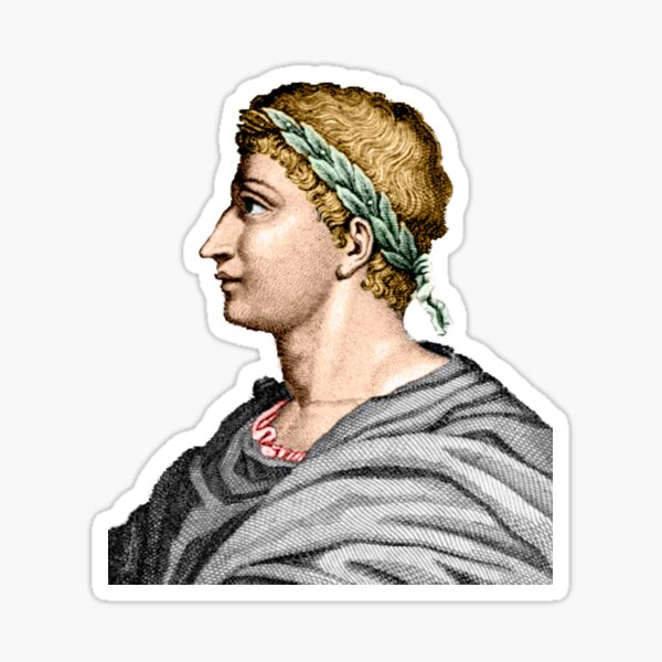 "Ovid - Roman Poet" Sticker for Sale by epistemomania | Redbubble