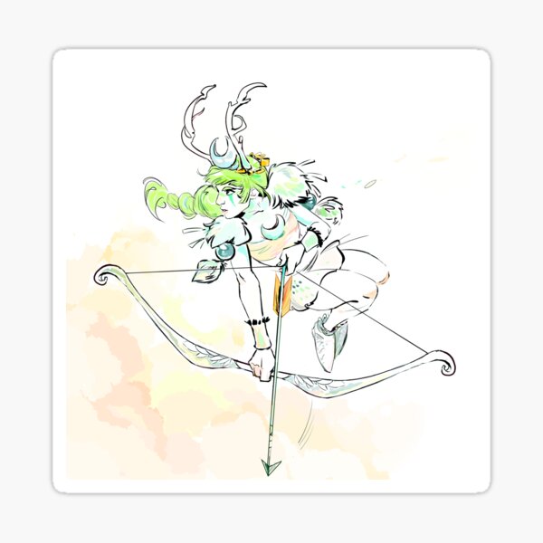 "Artemis" Sticker for Sale by kakuma | Redbubble