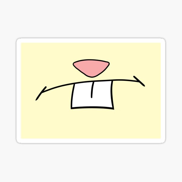 "Angry Sandy" Sticker for Sale by 90sOE | Redbubble