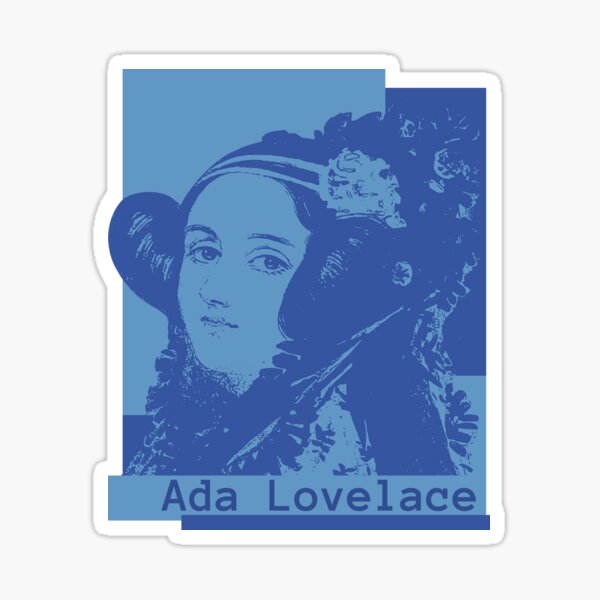 "Ada Lovelace - Programmer girl" Sticker for Sale by nanarts | Redbubble