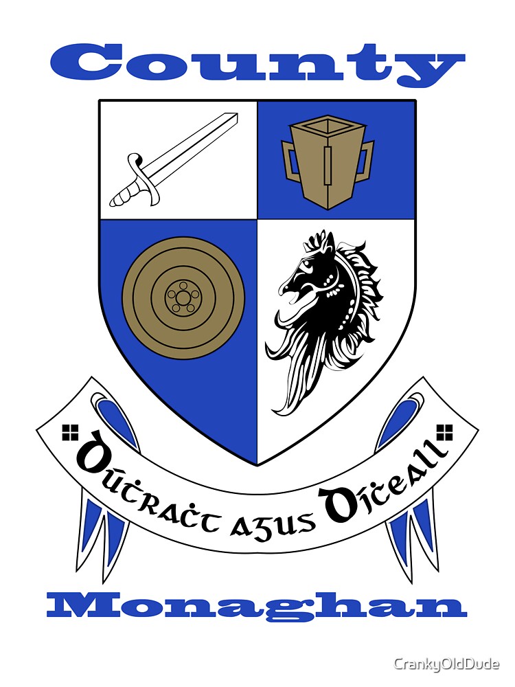 "County Monaghan Coat of Arms" Sticker for Sale by CrankyOldDude ...