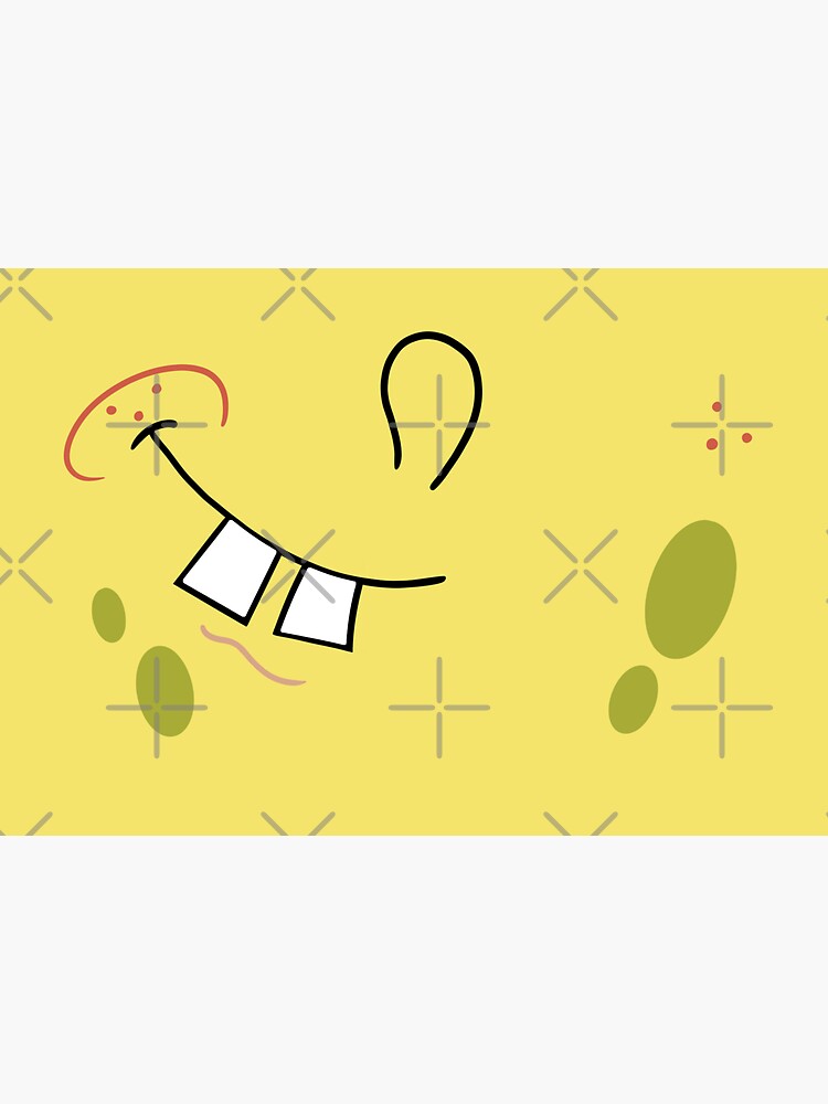 Pegatina «Bob Esponja Smirk» de 90sOE | Redbubble