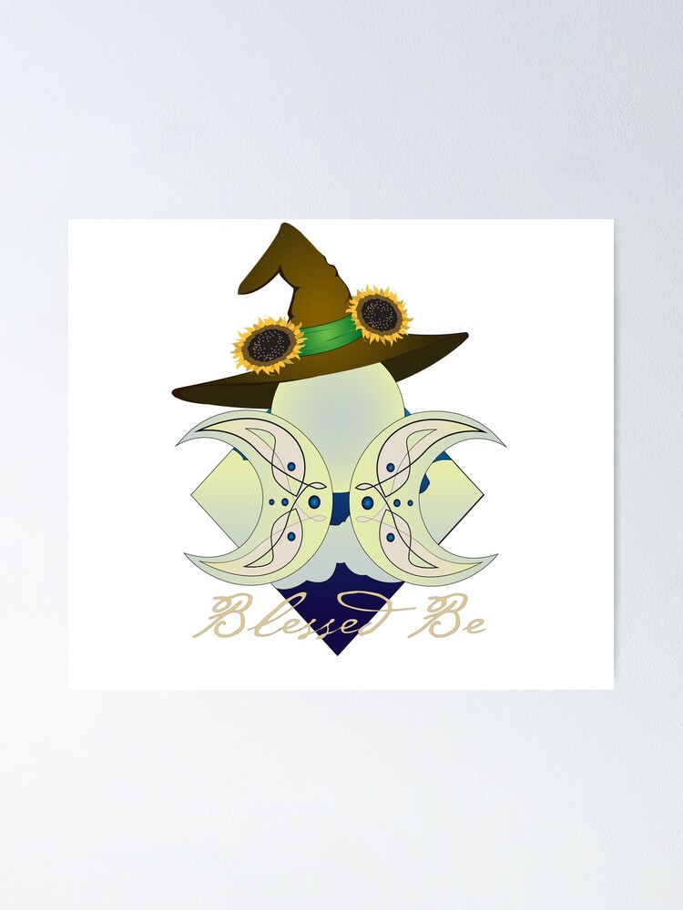 "Blessed Be the triple Goddess" Poster for Sale by JSbowersart | Redbubble