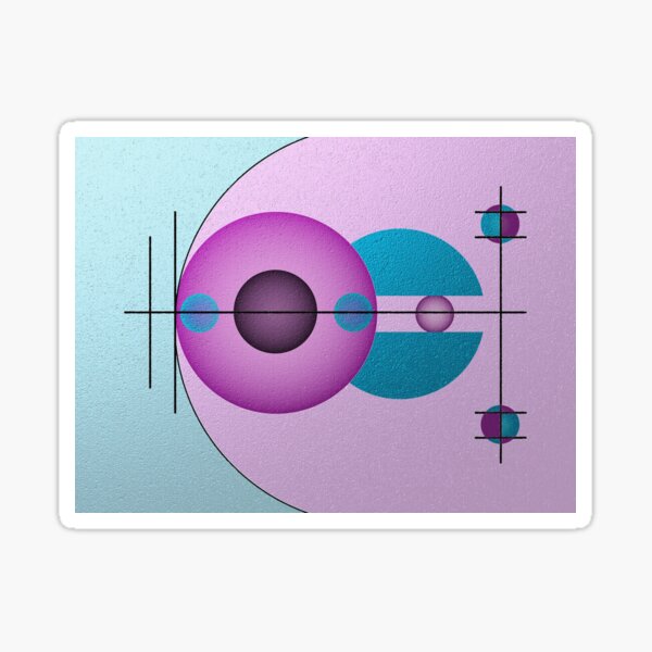 "Modern art" Sticker by gabii40 | Redbubble