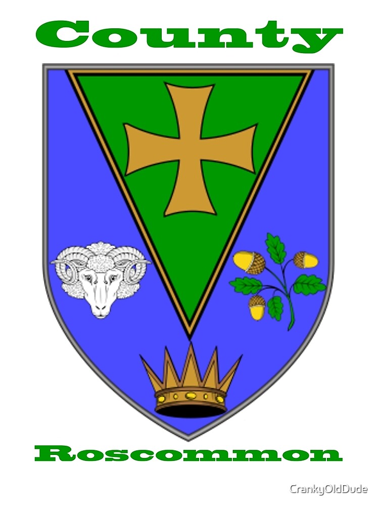 "County Roscommon Coat of Arms" Poster for Sale by CrankyOldDude ...